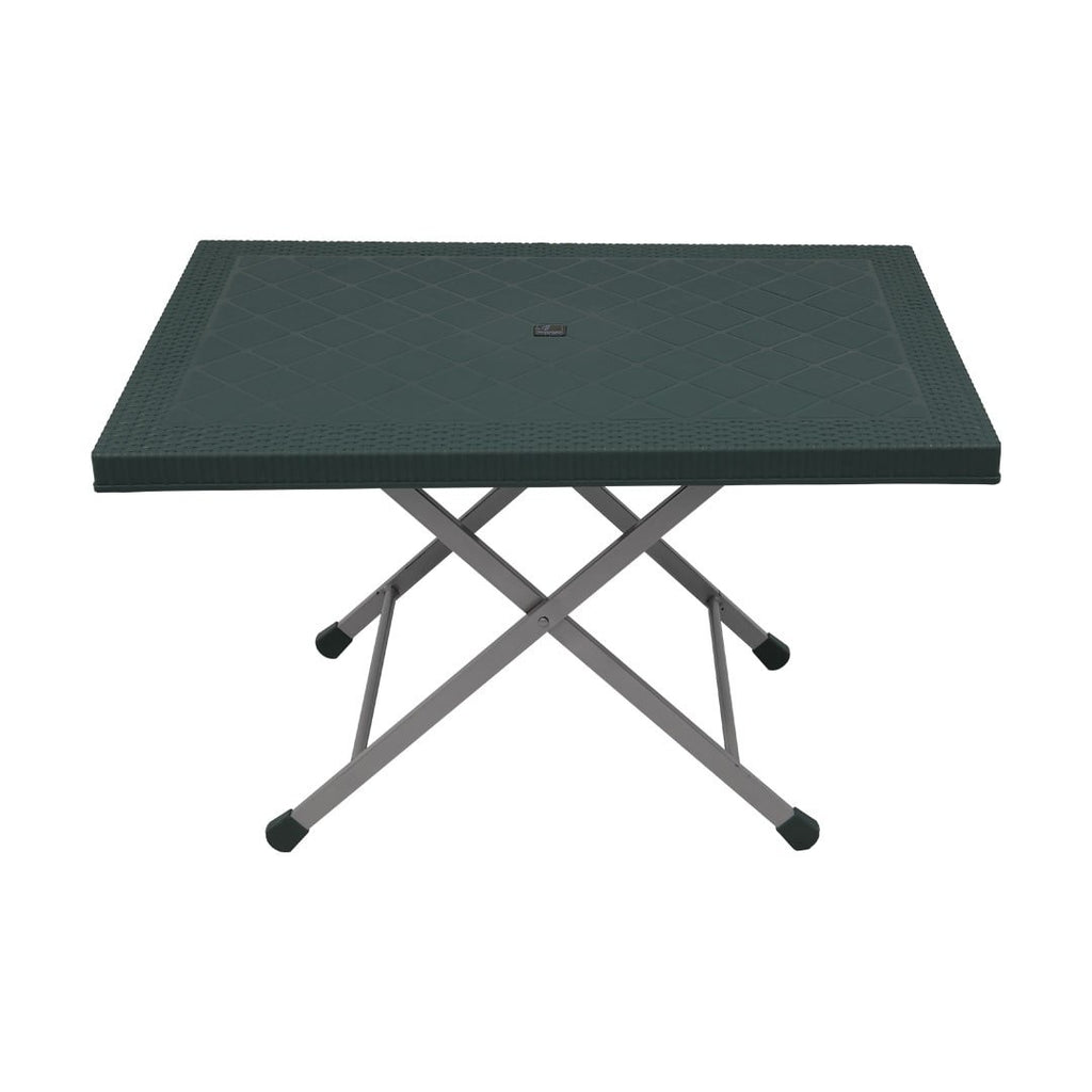 SAAB SP-214-RT Steel Plastic Table With Rattan Top – Saab Pakistan